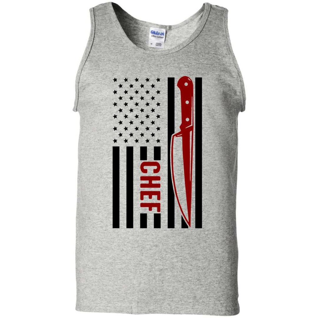 Chef American Flag Cooking Tank Top - Etsy