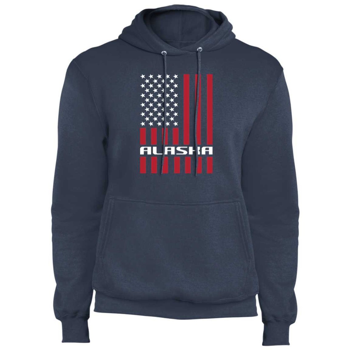 Alaska American Flag USA Pullover Hoodie - Etsy