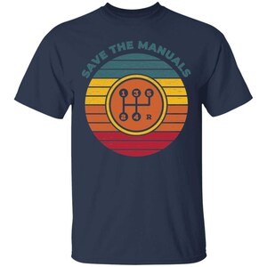 Save the Manuals Stick Shift 5 Speed T-shirt - Etsy