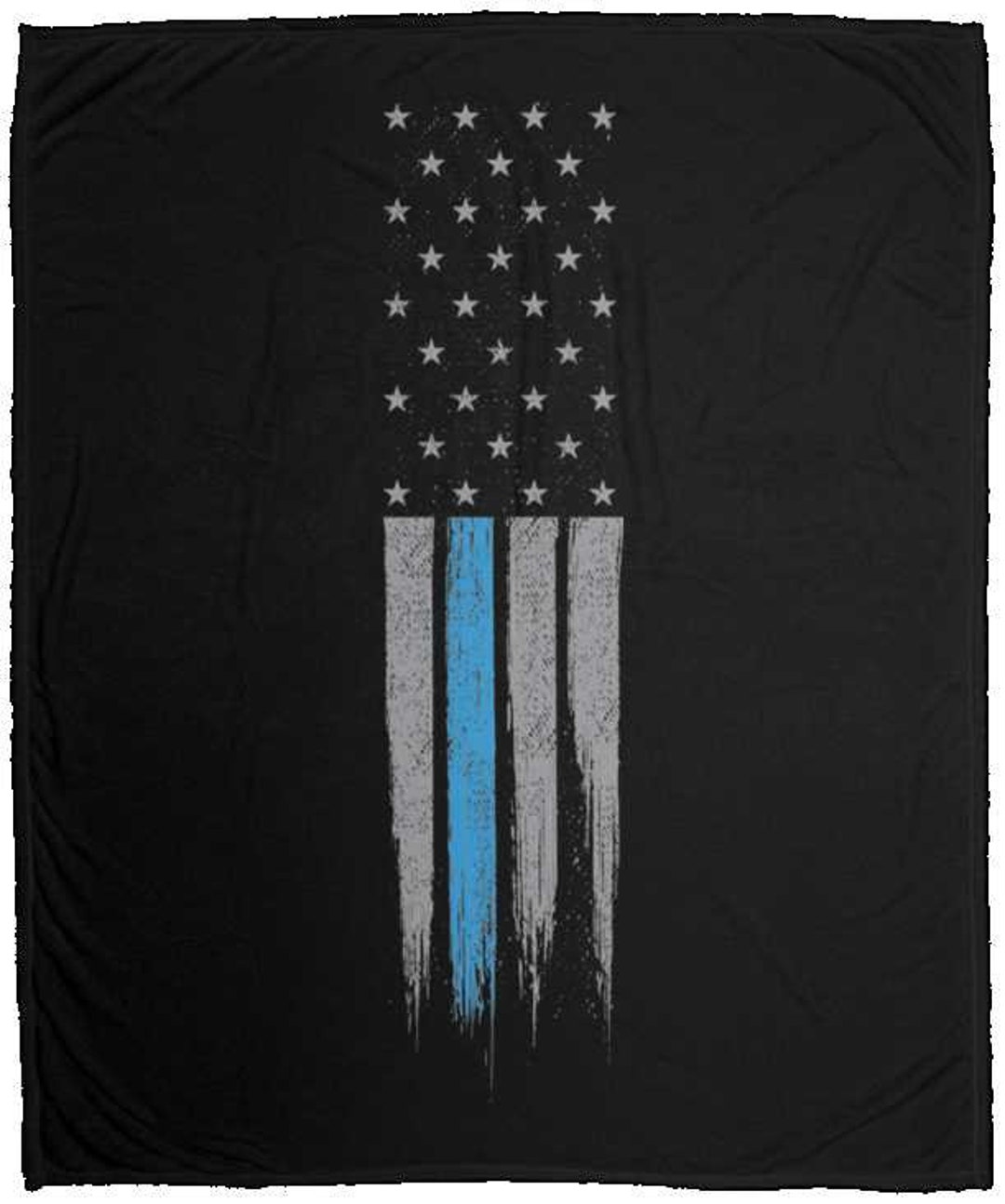 Doctor Thin Line Medical American Flag Fleece Blanket - 50x60 - Etsy