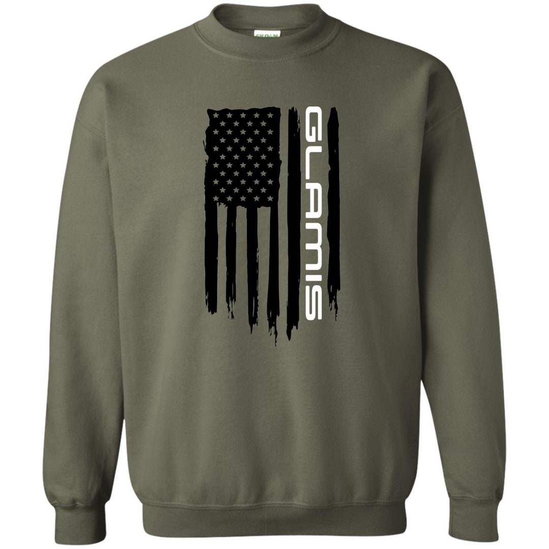 Glamis American Flag Crewneck Sweatshirt - Etsy