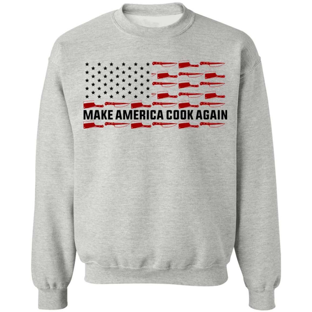 Make America Cook Again American Flag Chef Crewneck Sweatshirt - Etsy