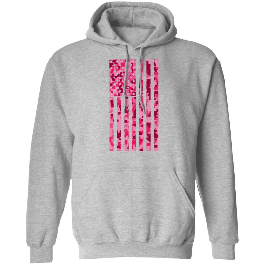 Pink American Flag Pullover Hoodie - Etsy