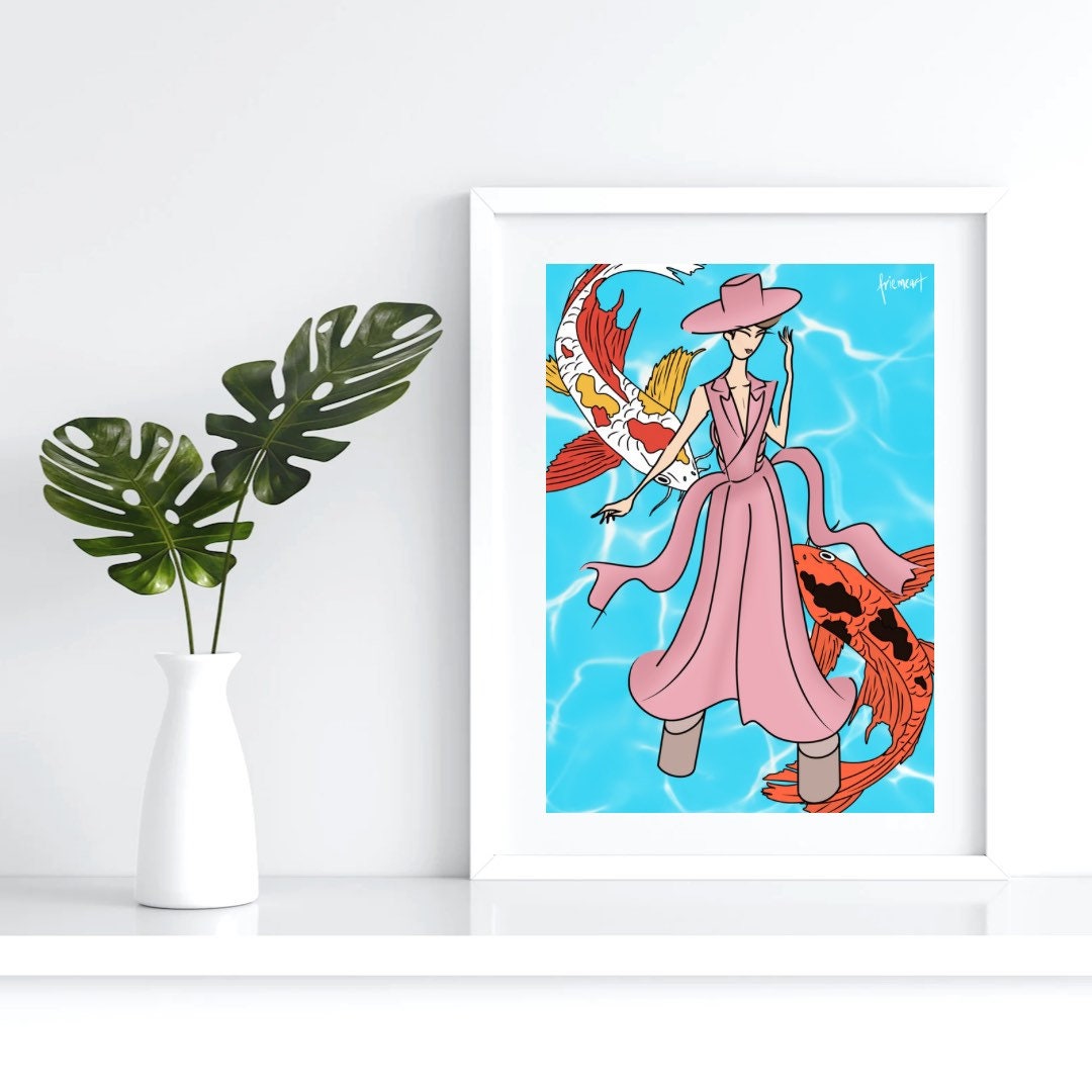 Tankhun With His Fish Angels Sebastian & Elizabeth - Etsy