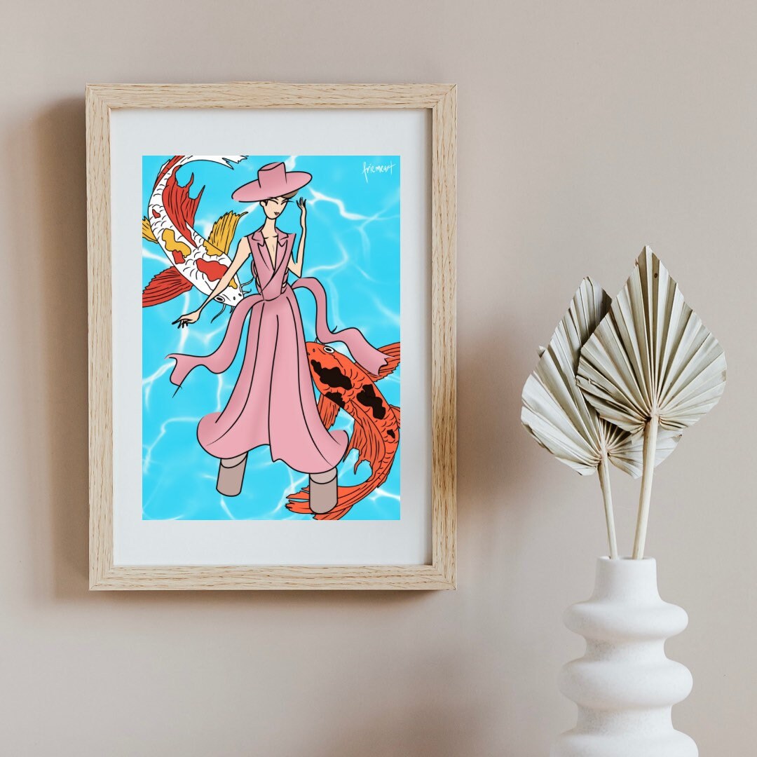 Tankhun With His Fish Angels Sebastian & Elizabeth - Etsy