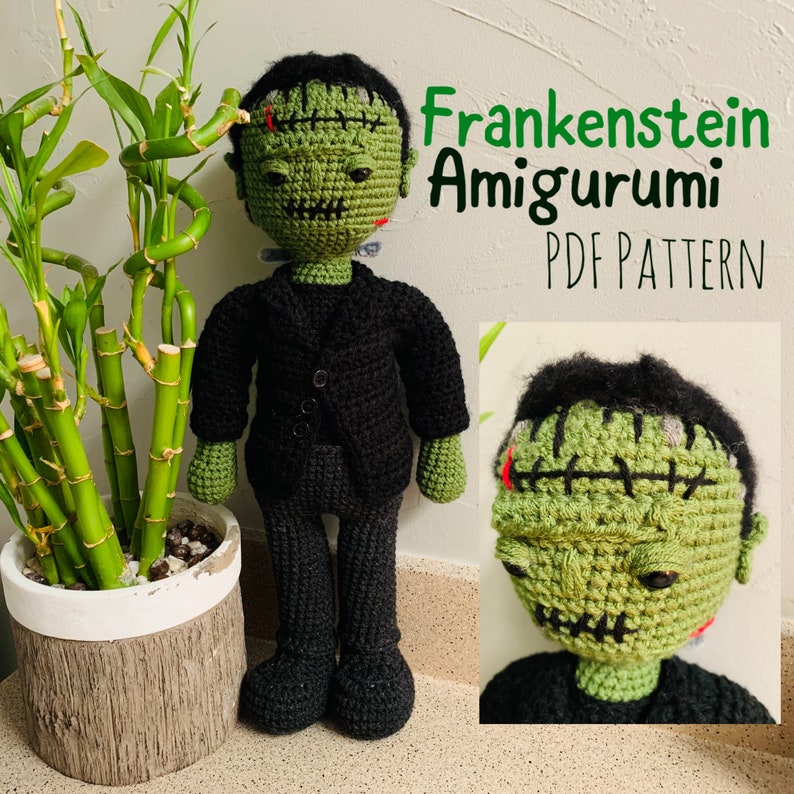 Frankenstein Amigurumi Crochet Pattern - Etsy