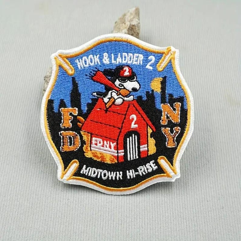 FDNY Hook & Ladder 2 1pc Fire Department Embroidered Patch - Etsy