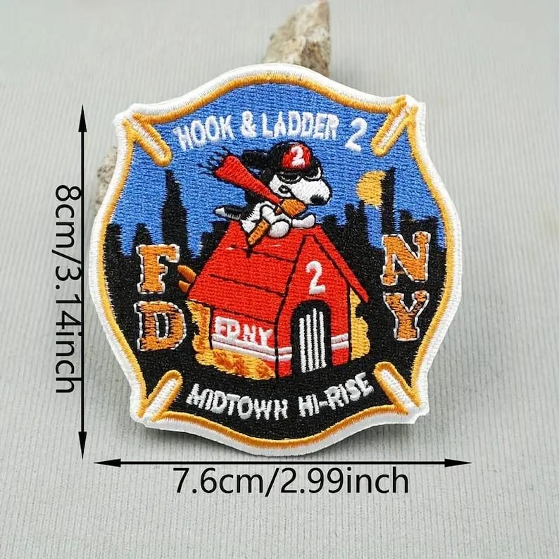 FDNY Hook & Ladder 2 1pc Fire Department Embroidered Patch - Etsy