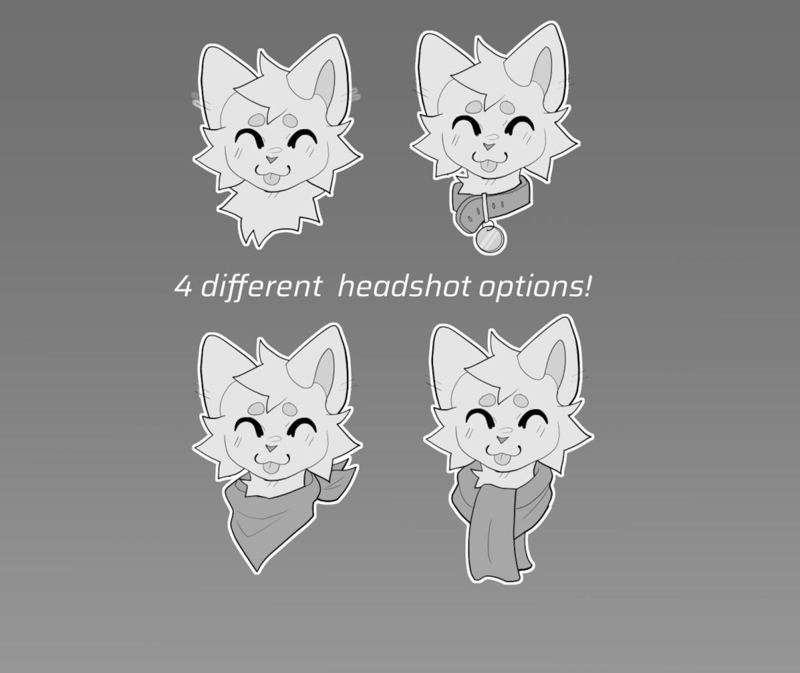 Feline Furry Ref Sheet Base - Etsy