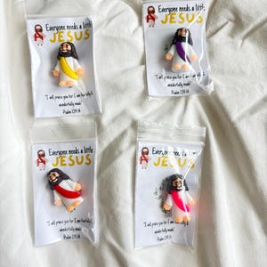 Mini Jesus Figurine | “everyone Needs a Little Jesus” | Christian Gift ...