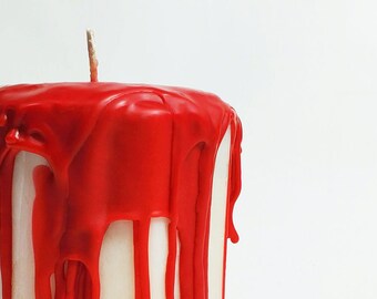 Drip Pillar Candle - Etsy