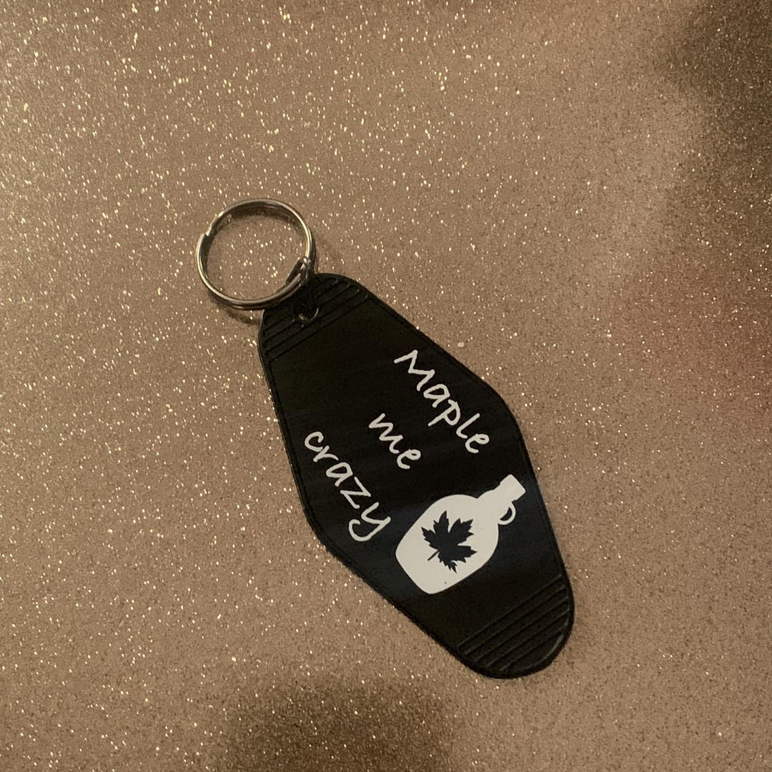 Motel Keychains~ Maple Me Crazy~ Maple Fest Items - Etsy
