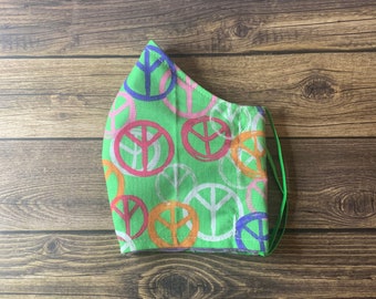 Peace Sign Mask - Etsy