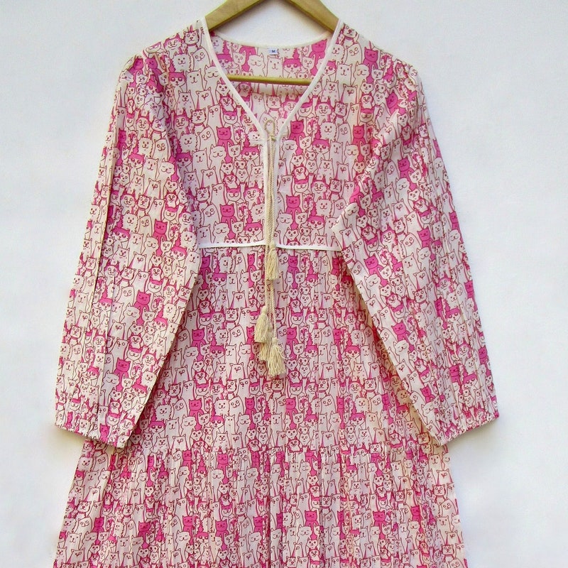 Screen Print Dress - Etsy