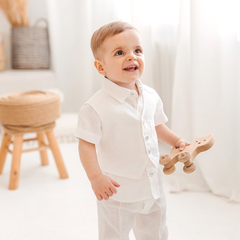 Toddler Linen Suit