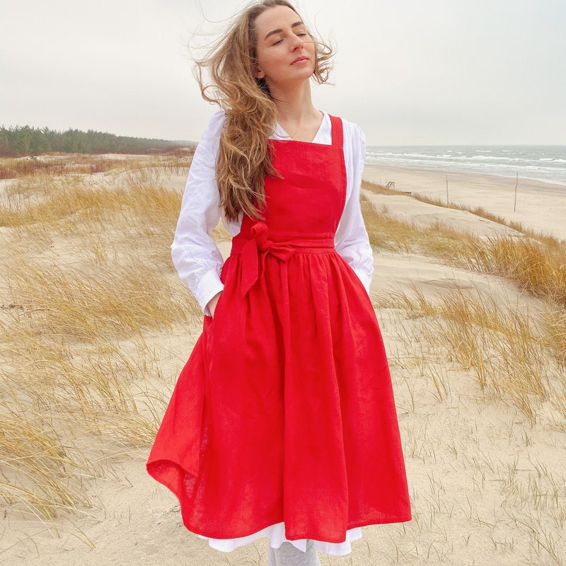 Girls Apron Dress - Etsy