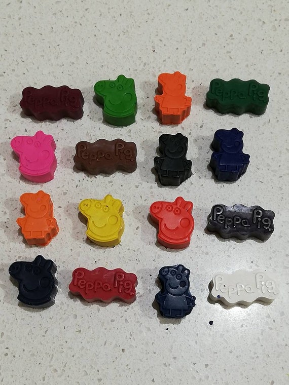 Peppa Pig Crayon Party Favours Set of 24 - Etsy Australia