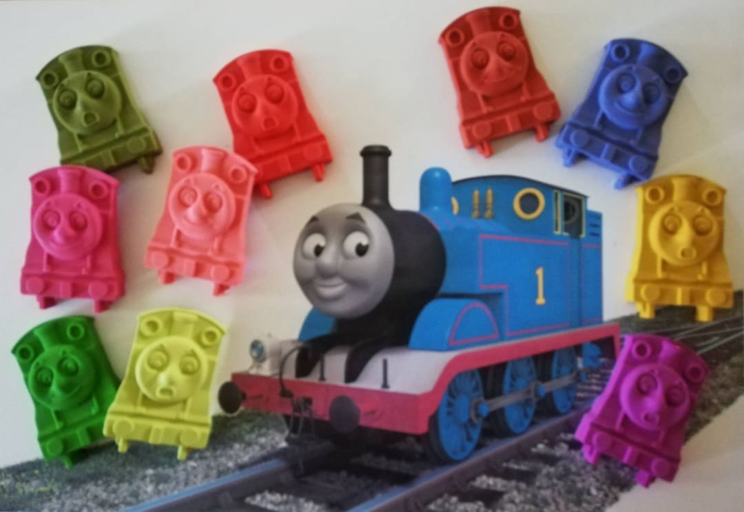Thomas the Tank Engine Crayon Party Favours - Set of 24 Crayons - Etsy ...