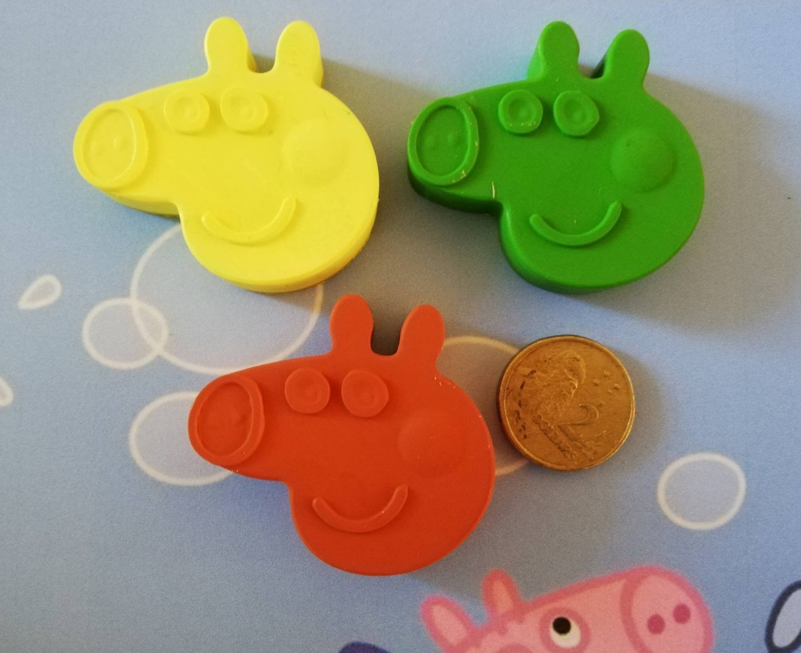 Peppa Pig Crayon Party Favours - Set of 24 Crayons - Etsy