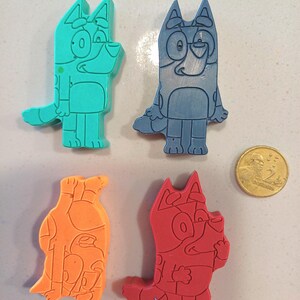 Bluey Crayon Party Favours - Set of 24 - Etsy Australia