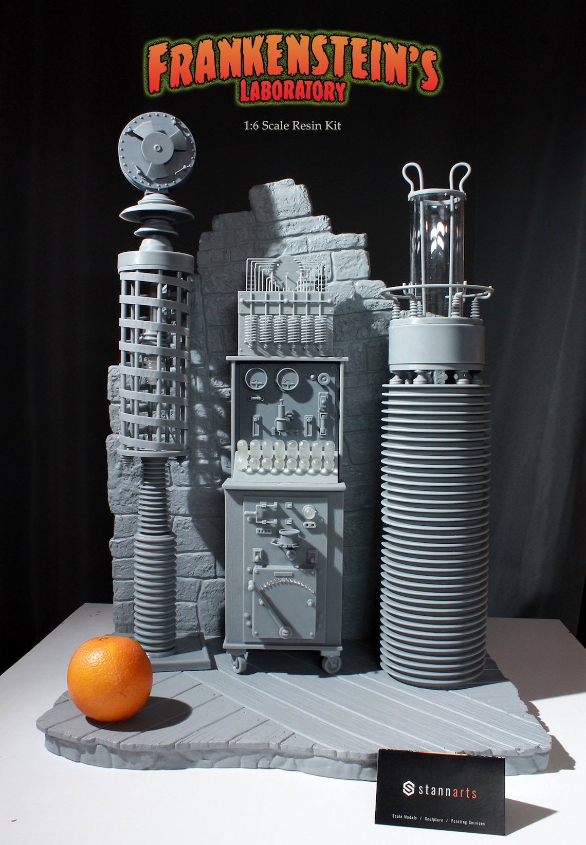 Frankenstein's Lab - Complete Diorama - 1/6 Scale Resin Model Kit ...