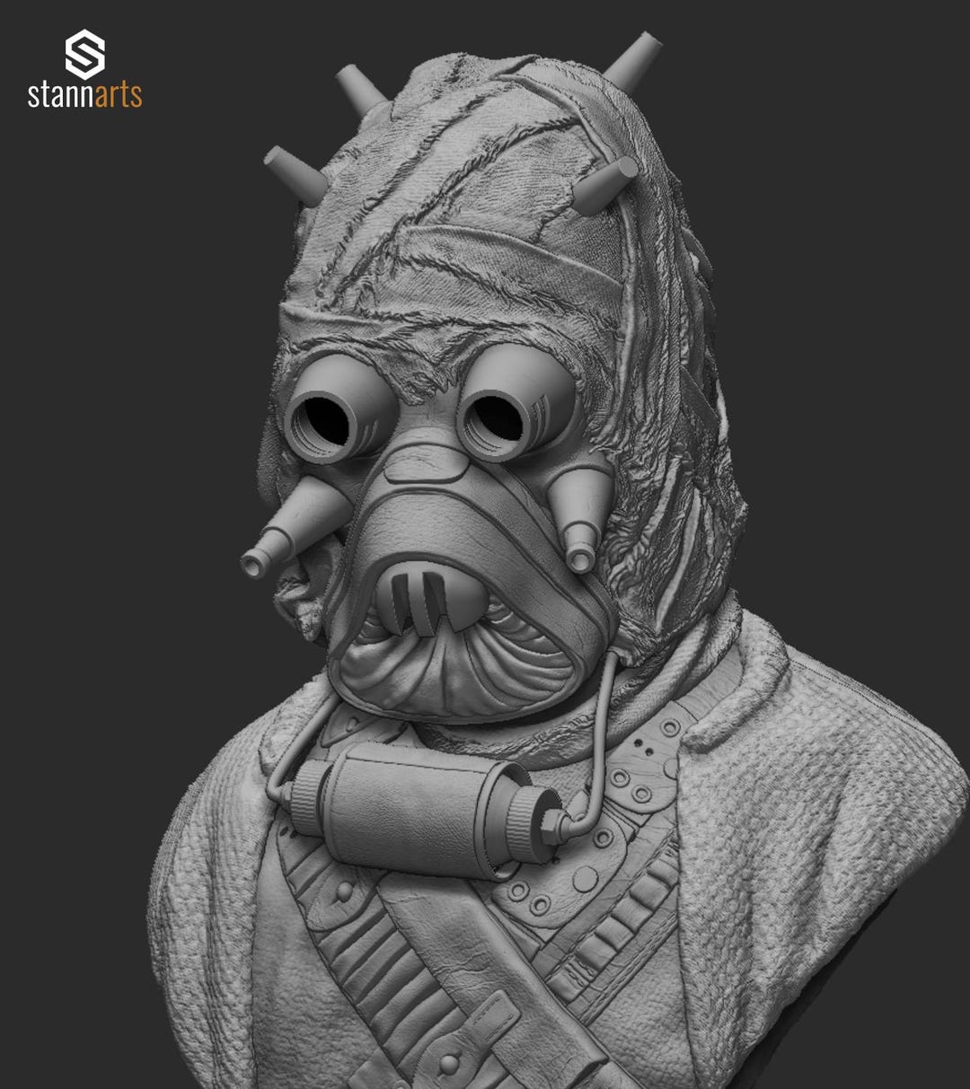 Tusken Raider Bust Star Wars Resin Model Kit - Etsy