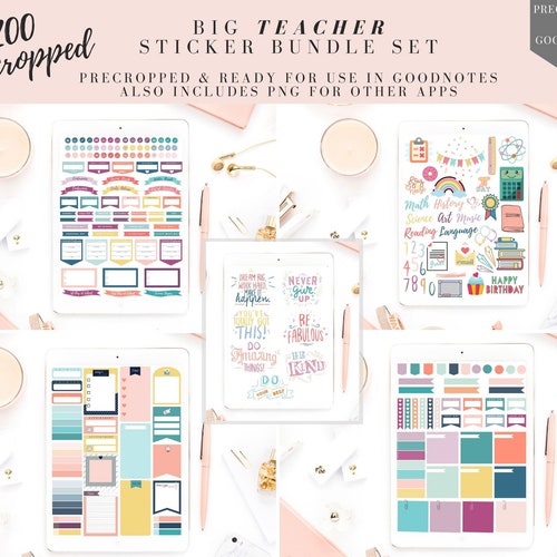 100 Teacher Digital Stickers Version 2 Back to School | Etsy