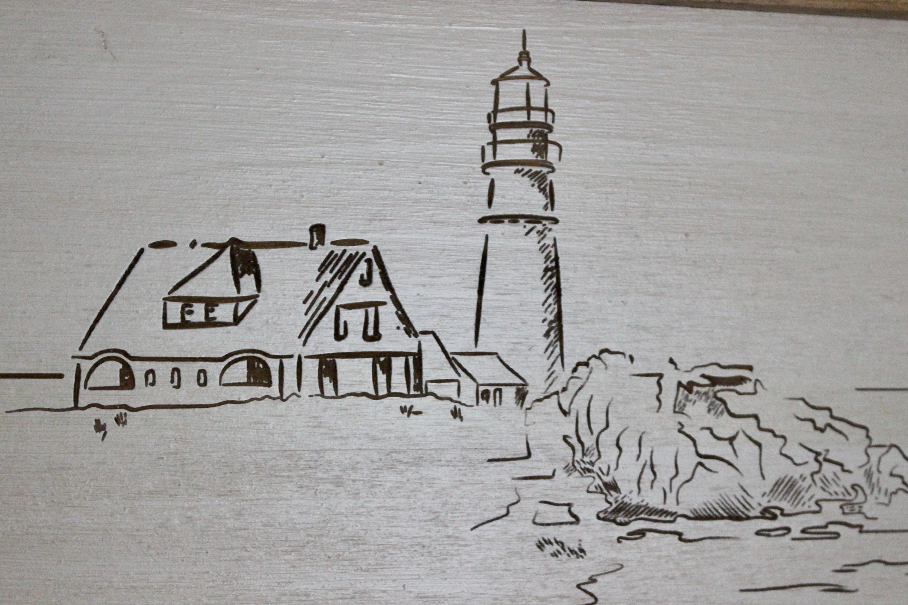 Carved Lighthouse Wall Art Nautical Decor Vintage Art | Etsy