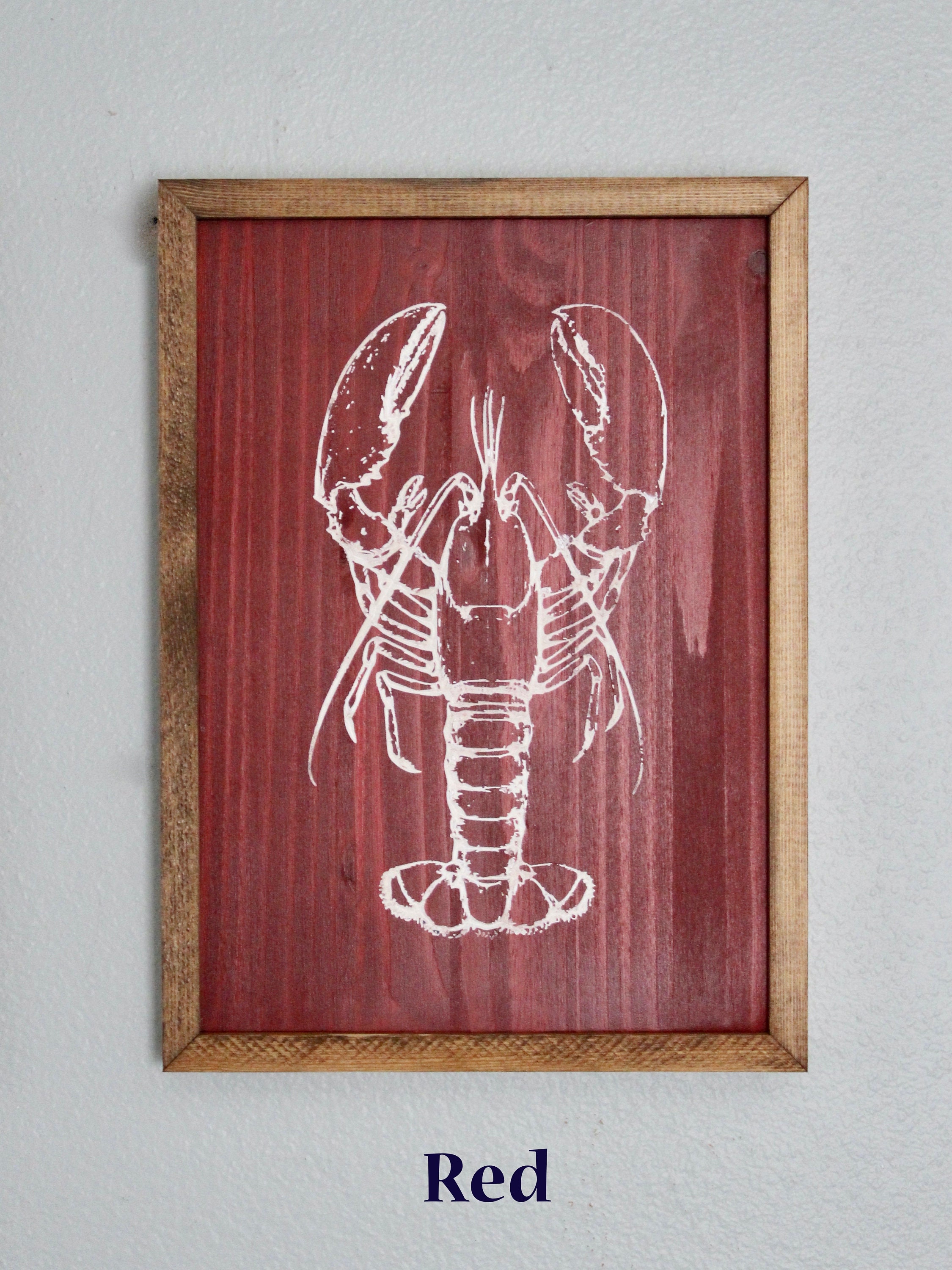 Carved Lobster Wall Art Nautical Decor Coastal Home - Etsy