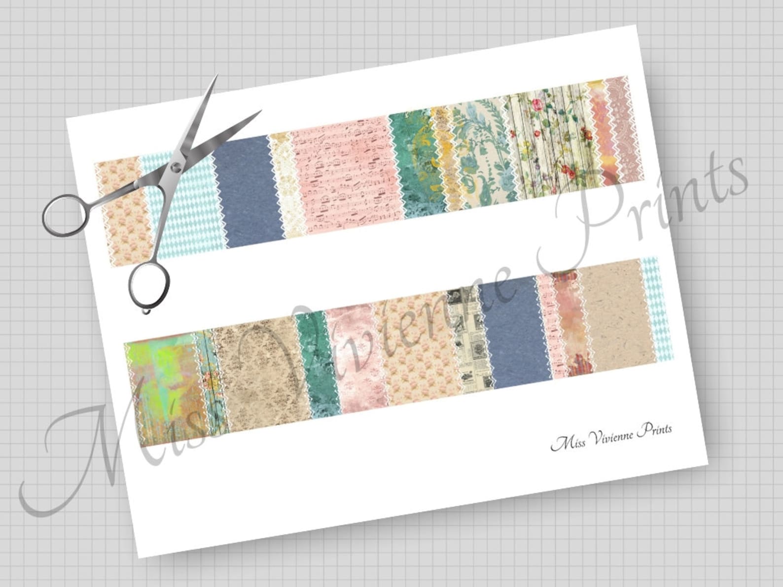 Snippet Strips Digital Download, Printable Paper Snippets for Junk ...
