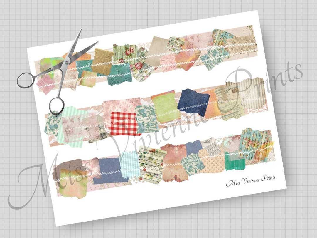 Snippet Strips Digital Download, Printable Paper Snippets for Junk ...