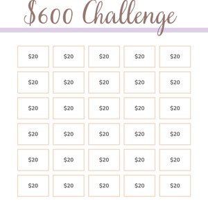 Money Saving Challenge, Savings Tracker Printables, Savings Tracker ...