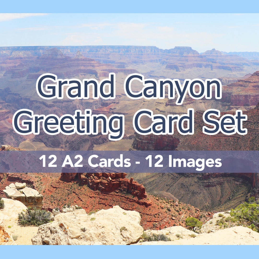 Grand Canyon Greeting Card Set Size A2 - Etsy
