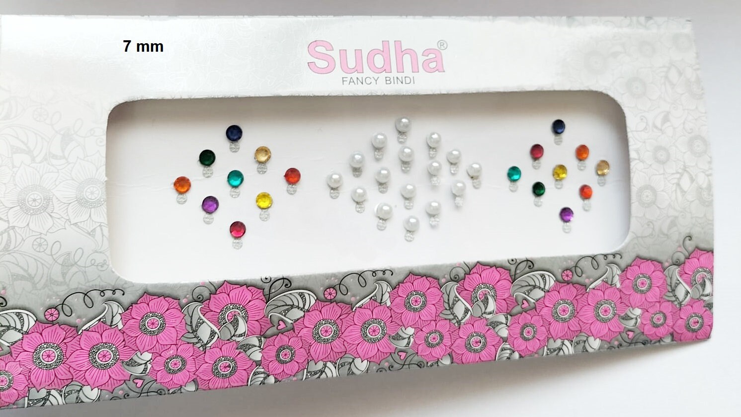 Glitter Multicolored Round Bindi Face Jewels 4 Pack of - Etsy