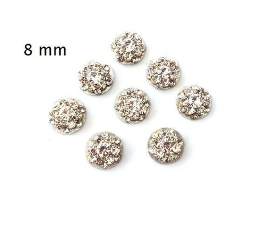 Round Stone Bindi, Silver Fancy Bindis, Bindi Dot,crystal Bindi ...