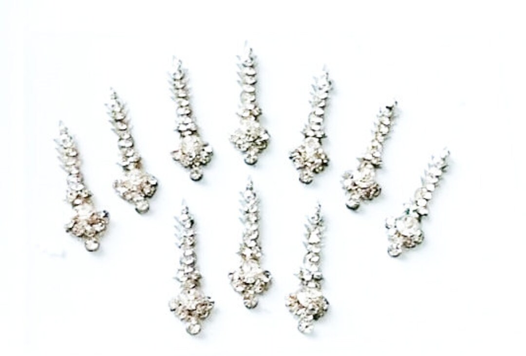 Indian Silver Bindi Festival Long Bindis, Bindis ,india Bindis ...