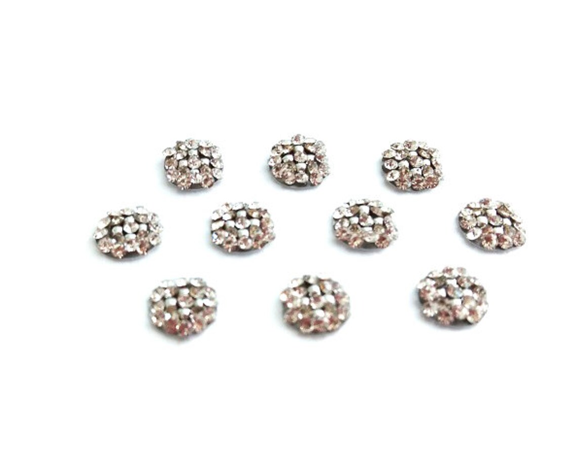 Silver Round Bindis Wedding Round Bindi Stone Bindi | Etsy