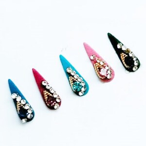 Long Velvet Tikka Bindi, Indian Wedding Bindi Shop, Wholesale Binds ...