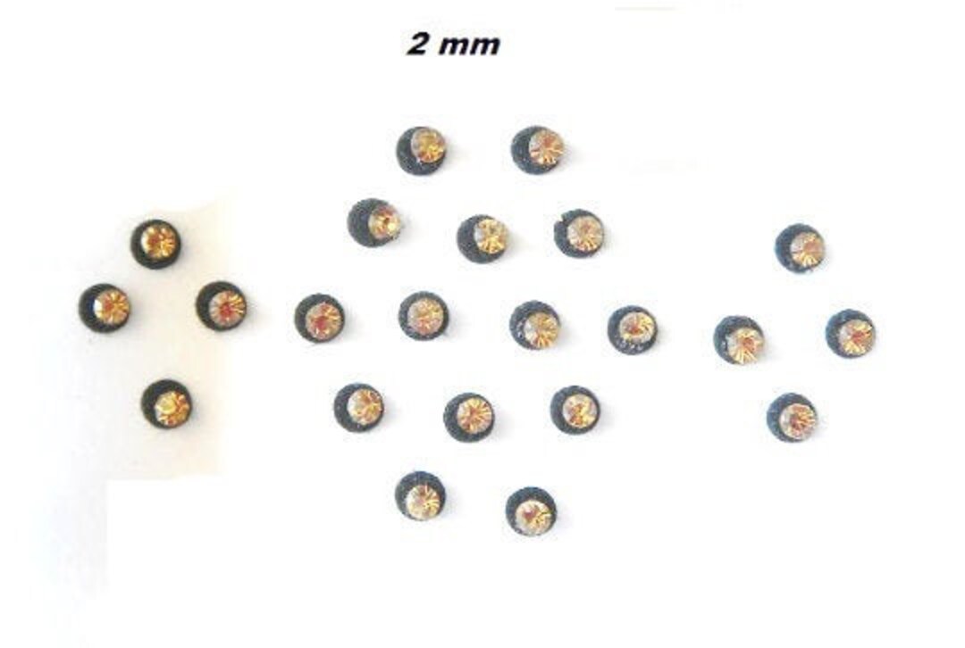 Velvet Black Round Bindis Indian Wedding 2 Pack Bulk Bindi - Etsy