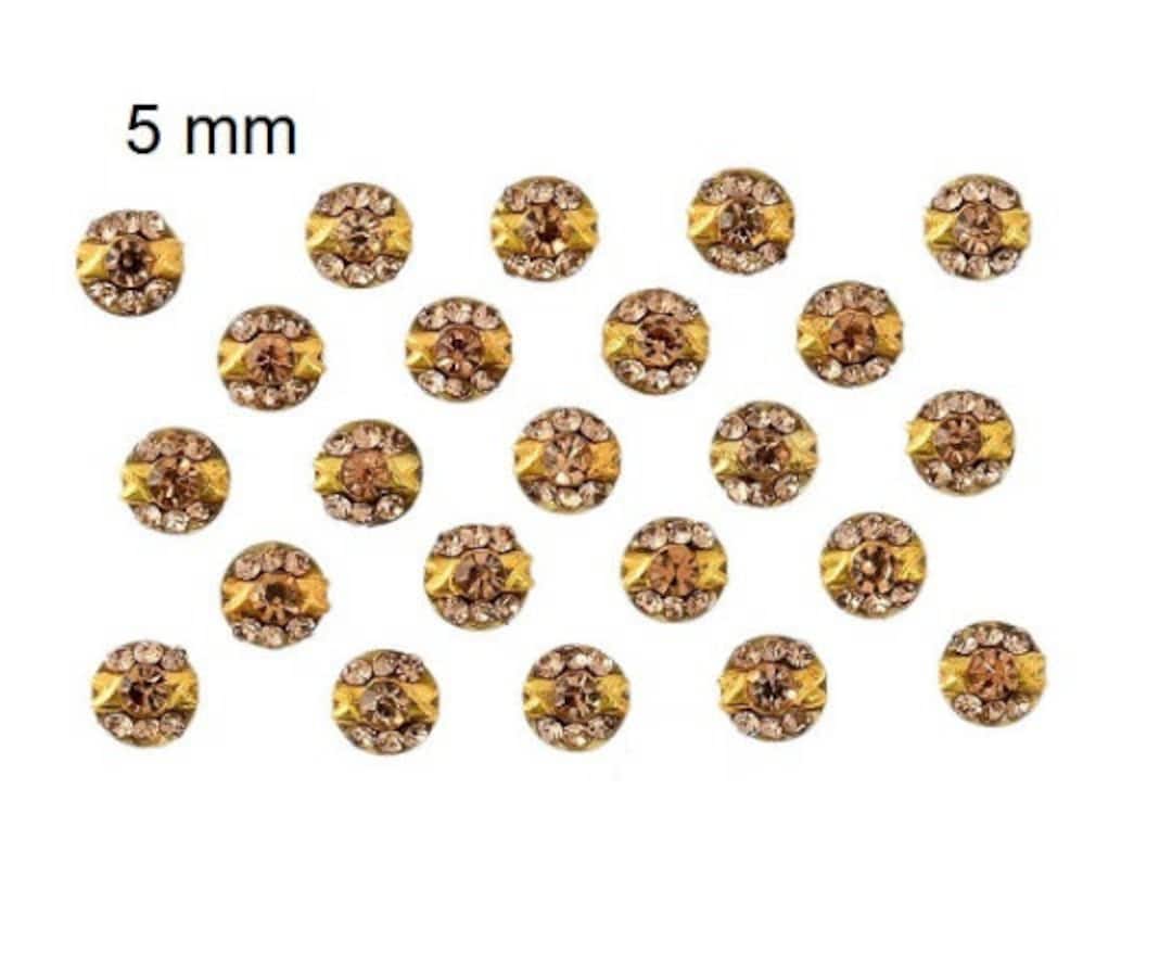 Small Gold Round Bindis Golden Bindi Dot Indian Wedding Gold - Etsy UK