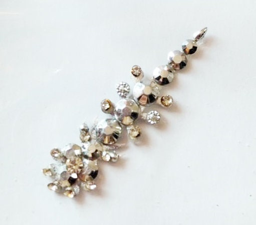 Extra Long Silver Bindi, 2 Pack Long Face Jewels, Festival Style Bindi ...