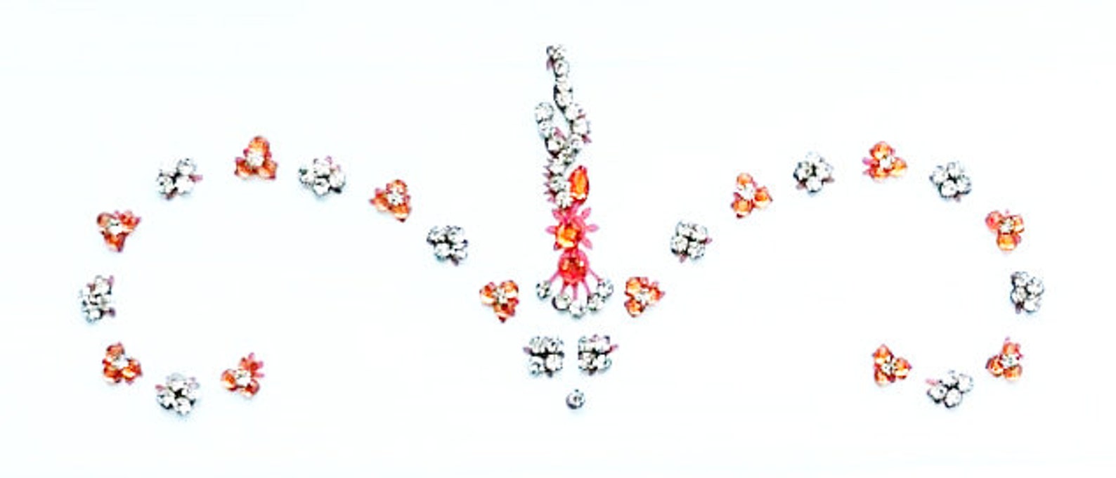 4 Pack of Bridal Face Bindis Long Bindis Art Stickers - Etsy