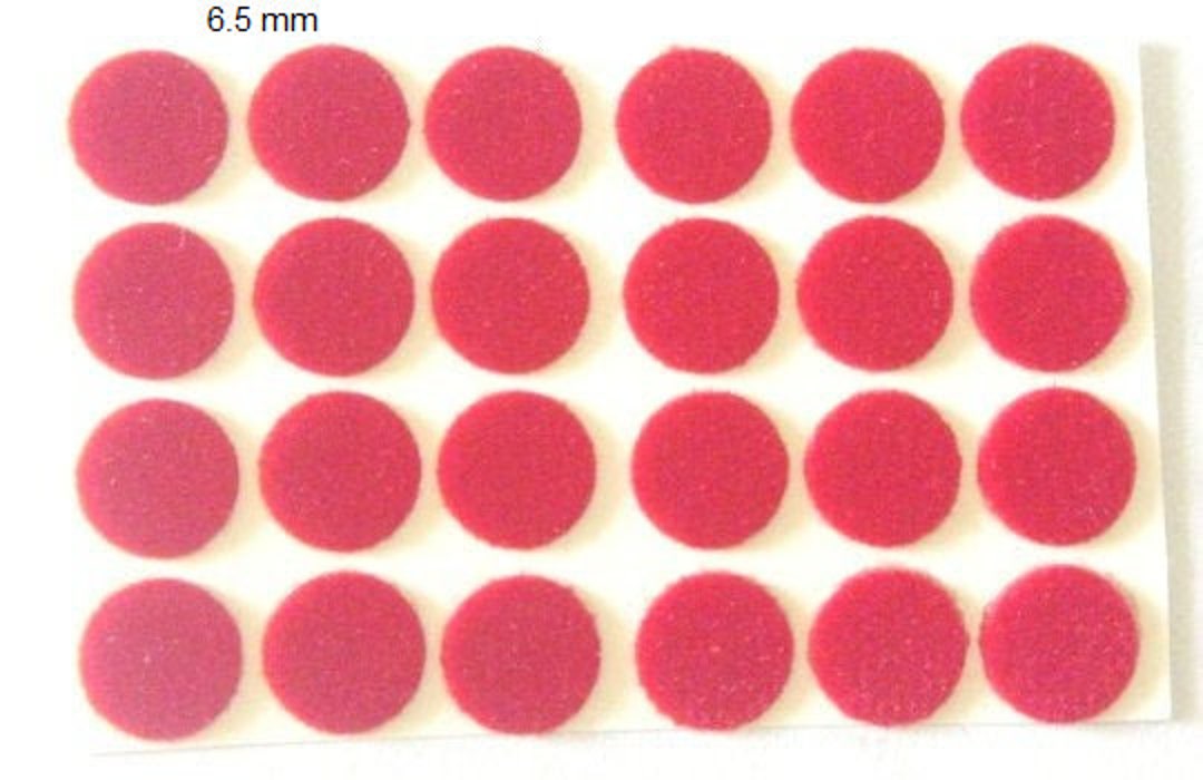 Red Round Velvet Bindi Indian Third Eye Makeup 2 Pack Bindis in Bulk ...