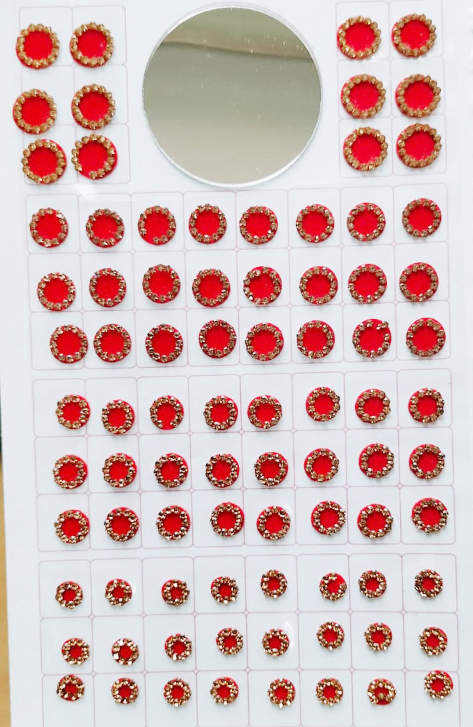 Round Bindi Book Rhinestones Bindi Stickers 960 Round - Etsy