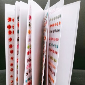 Round Bindi Book Rhinestones Bindi Stickers 960 Round - Etsy