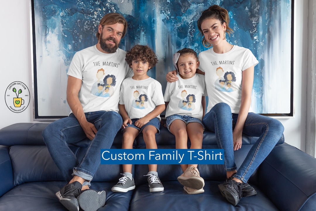 Custom T-shirt Custom Family T-shirt Personalized T-shirt - Etsy
