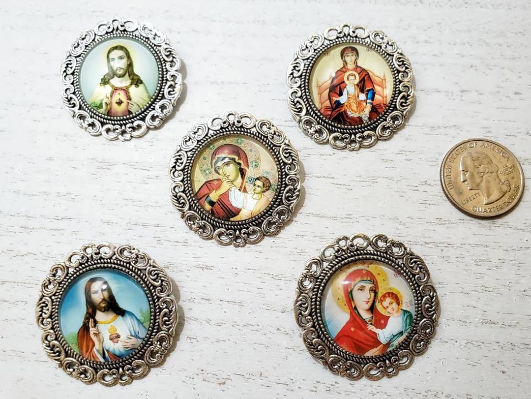 Jesus Christ Brooch - Etsy