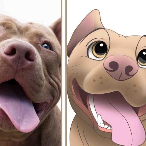 CUSTOM Disney Pet Disney Pet Portrait Pet Cartoon From - Etsy