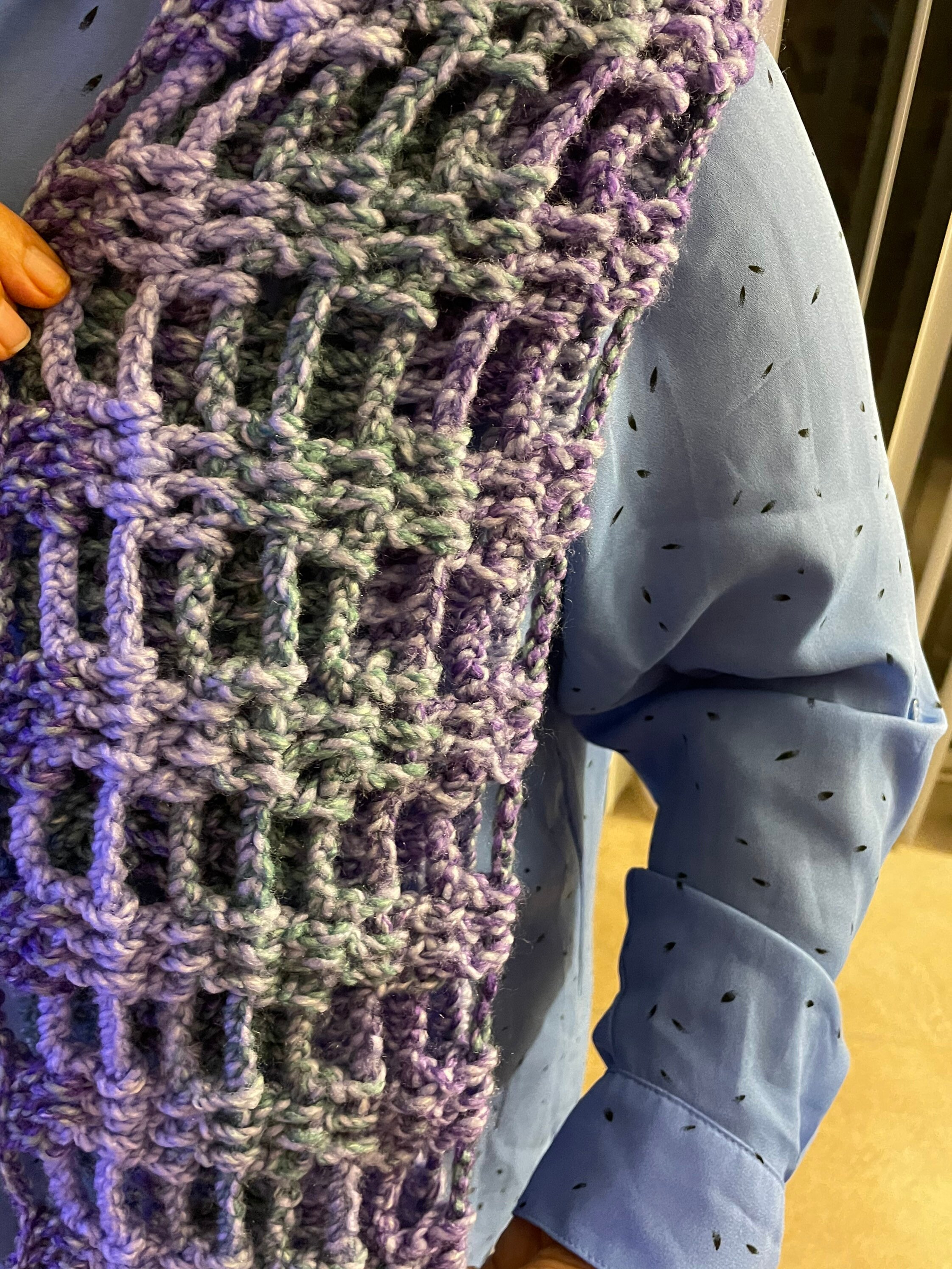 Handmade Multi-colored Shawl - Etsy Sweden