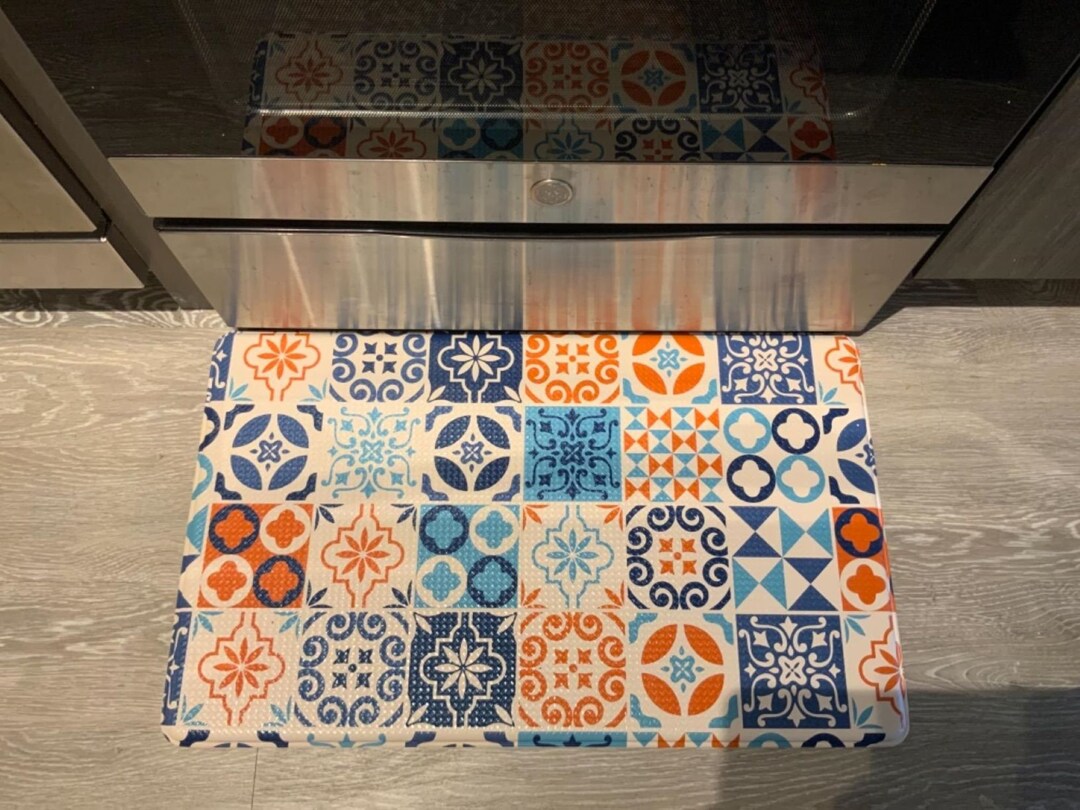 Premium Reversible Anti-fatigue Comfort Mat, Multi-purpose Decorative ...